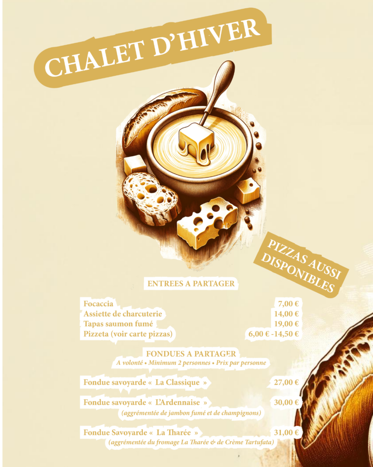 Chalet d’hiver • Fondues | Lamy